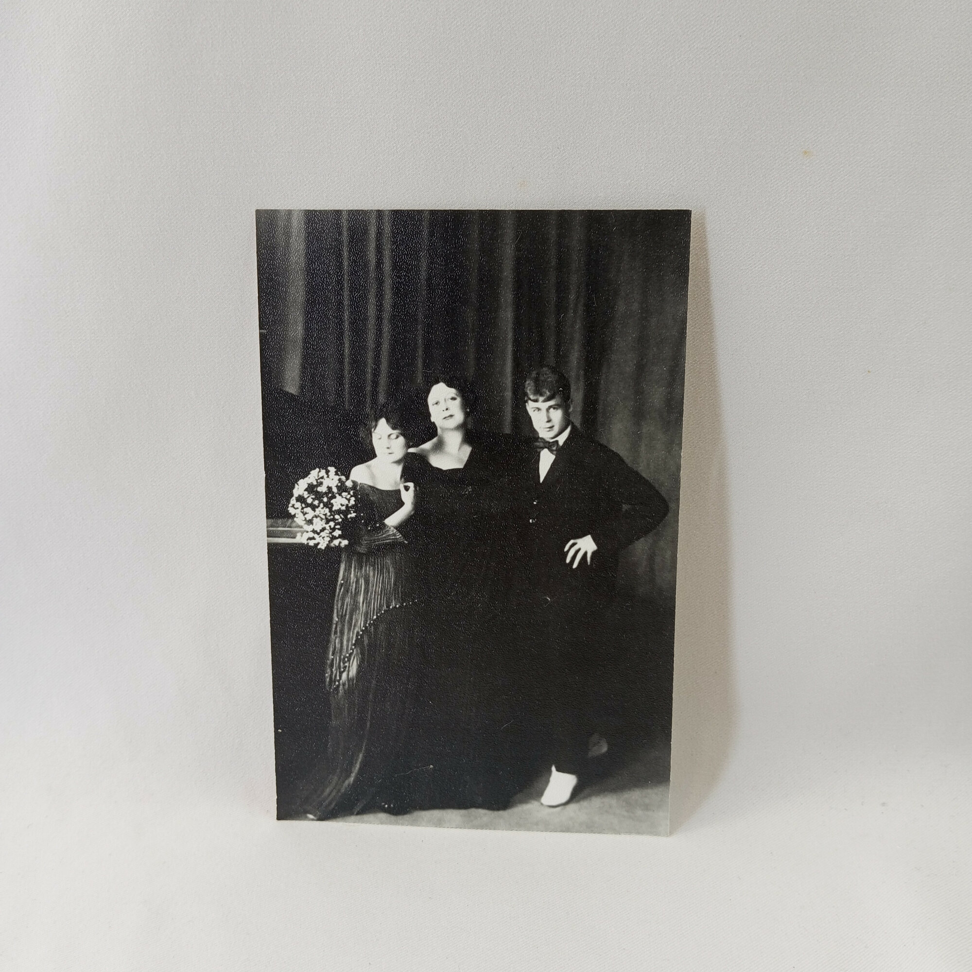 Открытка советская СССР. Сергей Есенин с Айседорой Дункан, писатели и фотоистория. винтаж