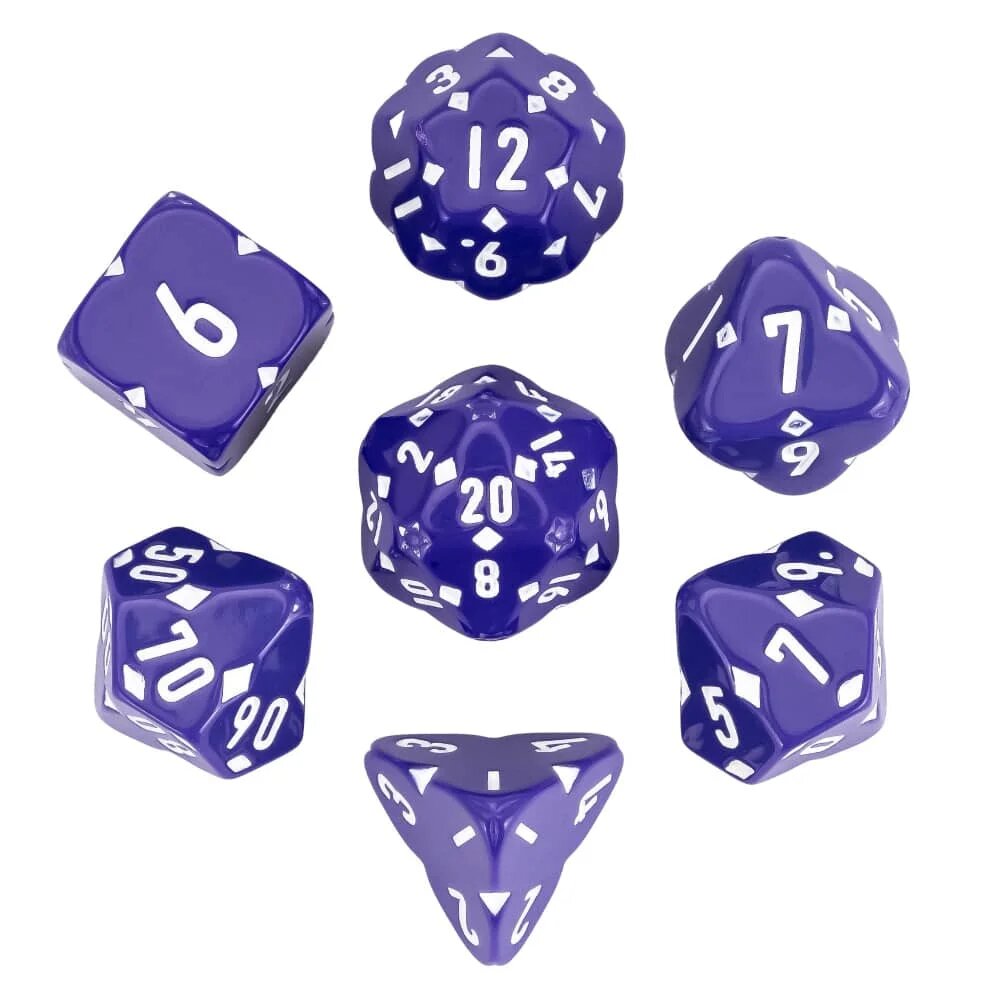 Набор кубиков DND Purple