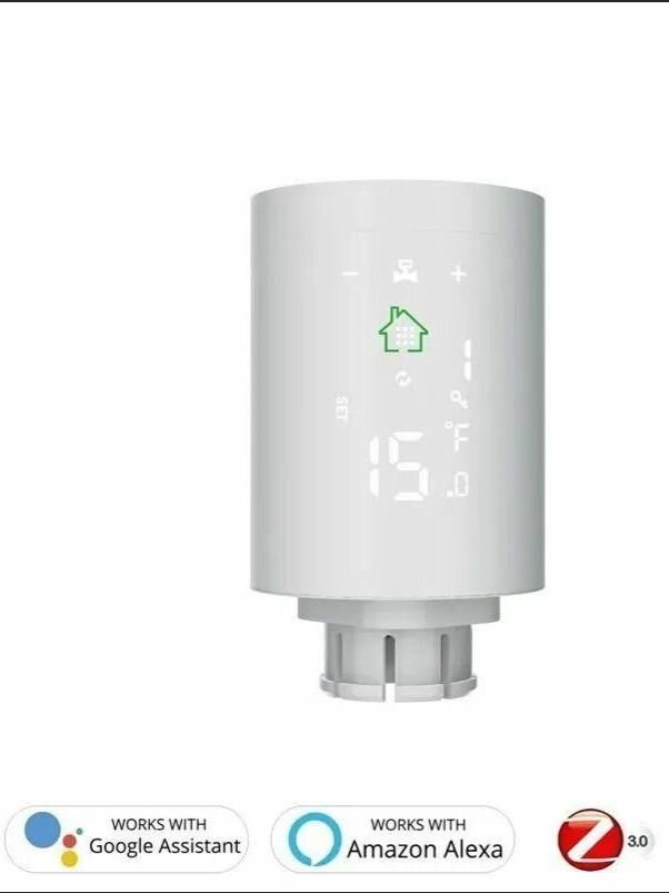 Термоголовка радиаторная EasyHome (М30x1.5) с поддержкой ZigBee