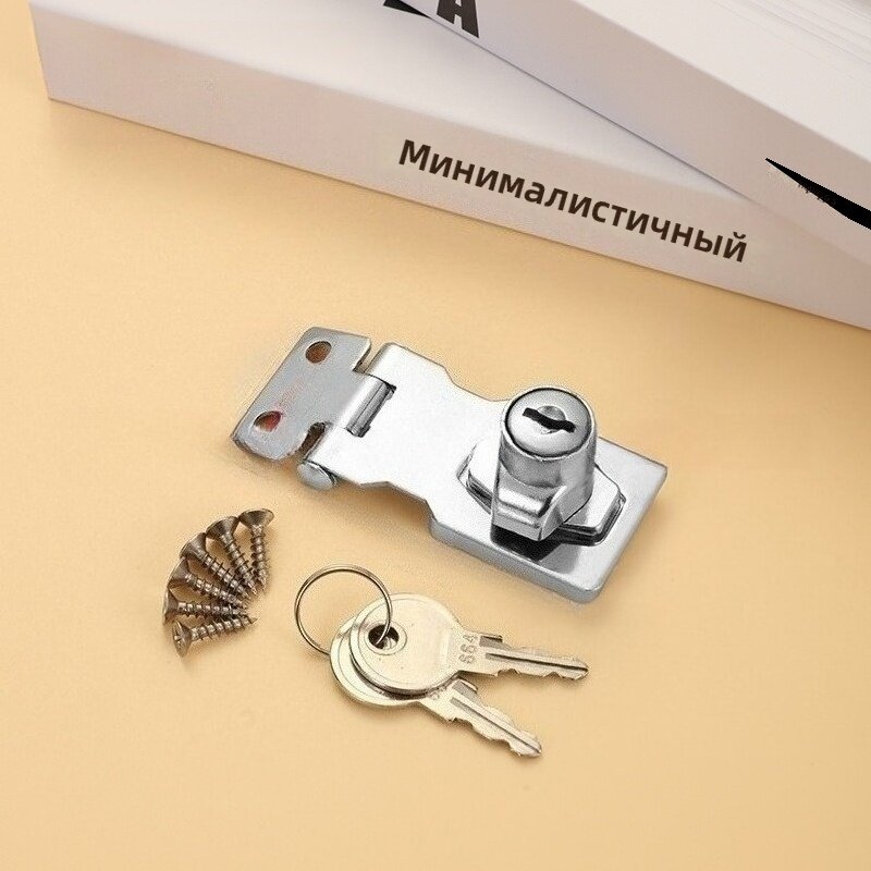 Ручка-замок поворотная хромированная 2,5 дюйма, 1 шт.