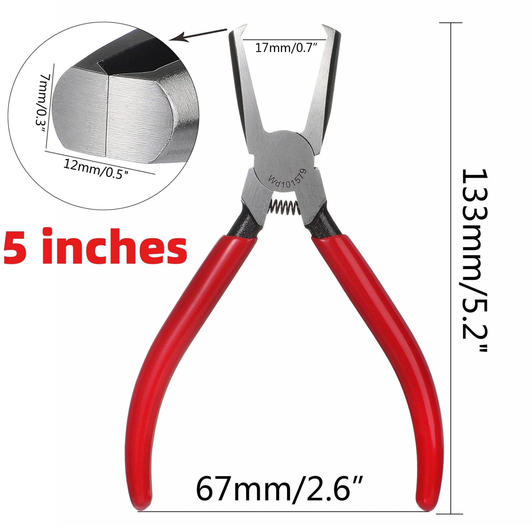 Плоскогубцы для гитарных ладов из легированной стали 5 inches tongs