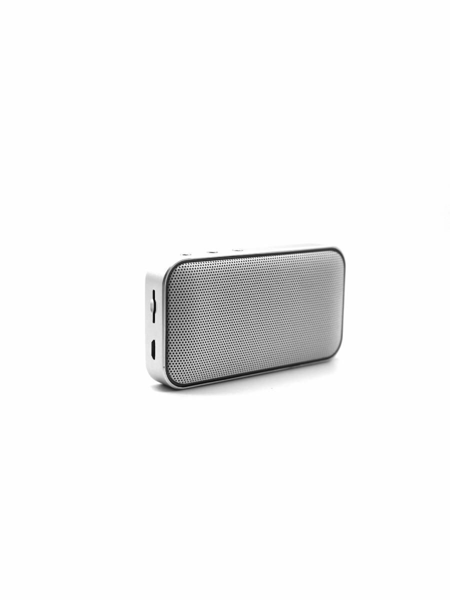 Портативная Bluetooth-колонка, беспроводная, сверхтонкая, для улицы и дома, мини-сабвуфер, 5 Вт, 450 мАч, белый