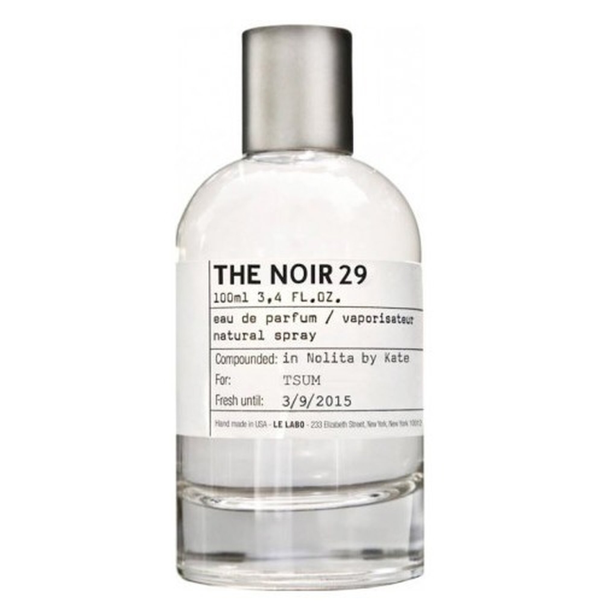 Парфюмерная вода Le Labo "The Noir 29", для женщин, объем 100 мл