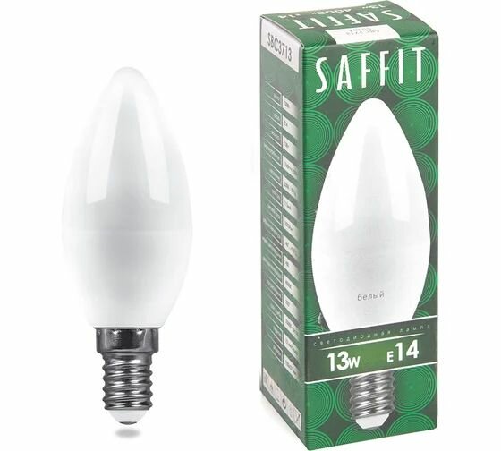 Светодиодная лампа SBC3713 13W 4000K 230V E14 C37 свеча