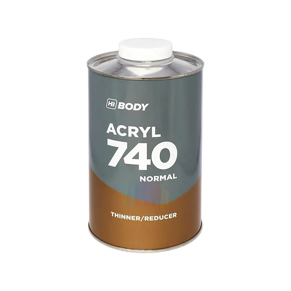 HB BODY 740 Acryl Normal Разбавитель для акриловых продуктов и автоэмалей боди (нормальный/стандартный) 1 л.
