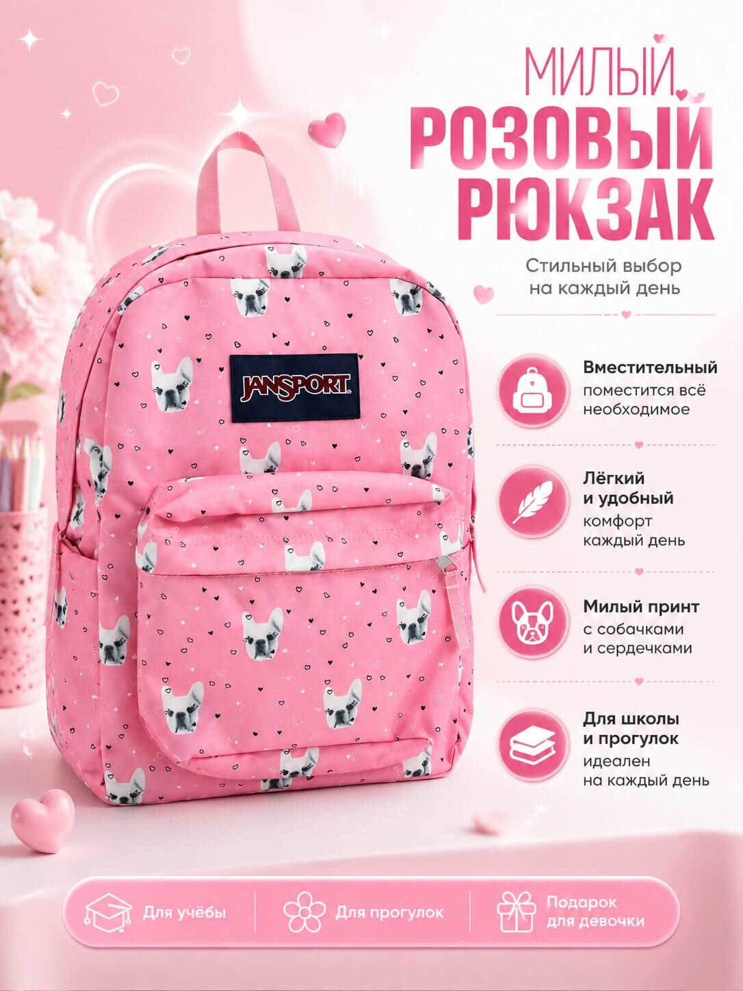 JanSport Рюкзак ранец рюкзачок