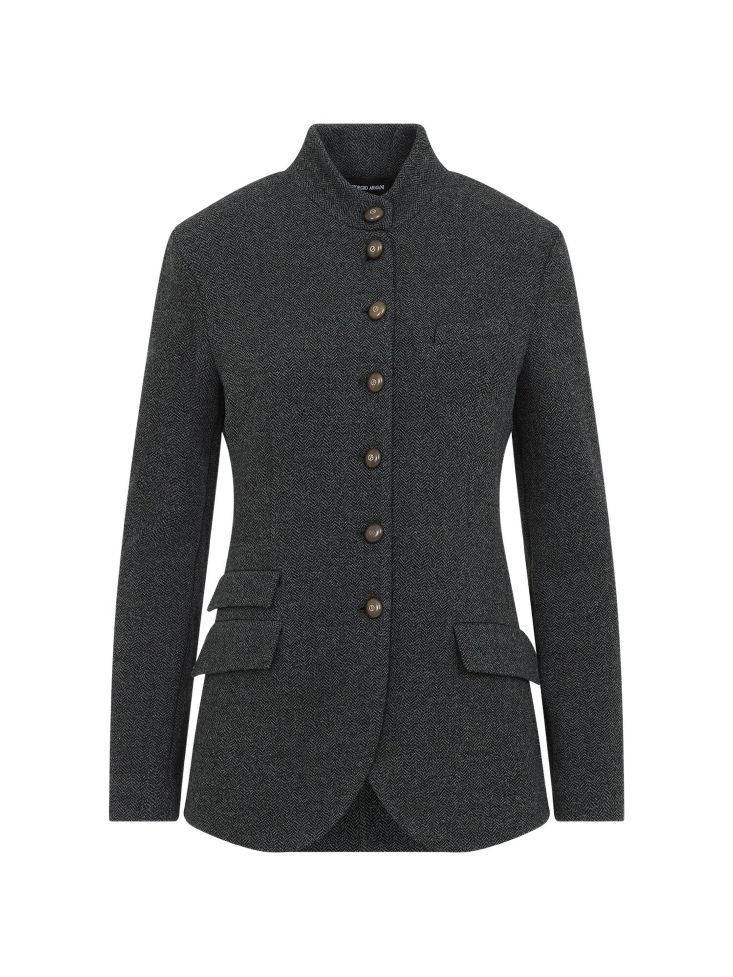 Куртка Slim-fit herringbone-pattern jacket