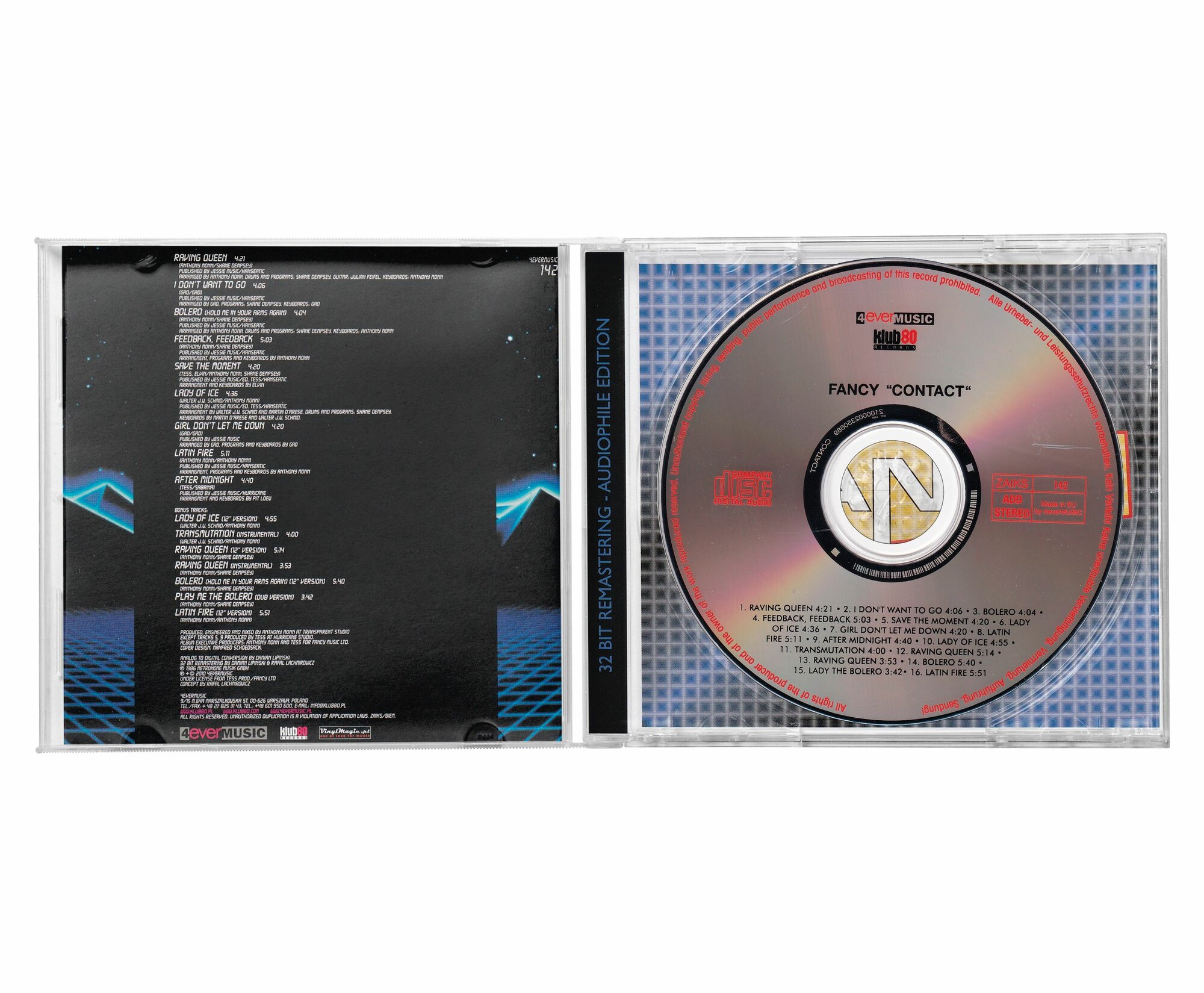 Fancy - Contact, 2010, 8-page, CD-Аудио — фото 1