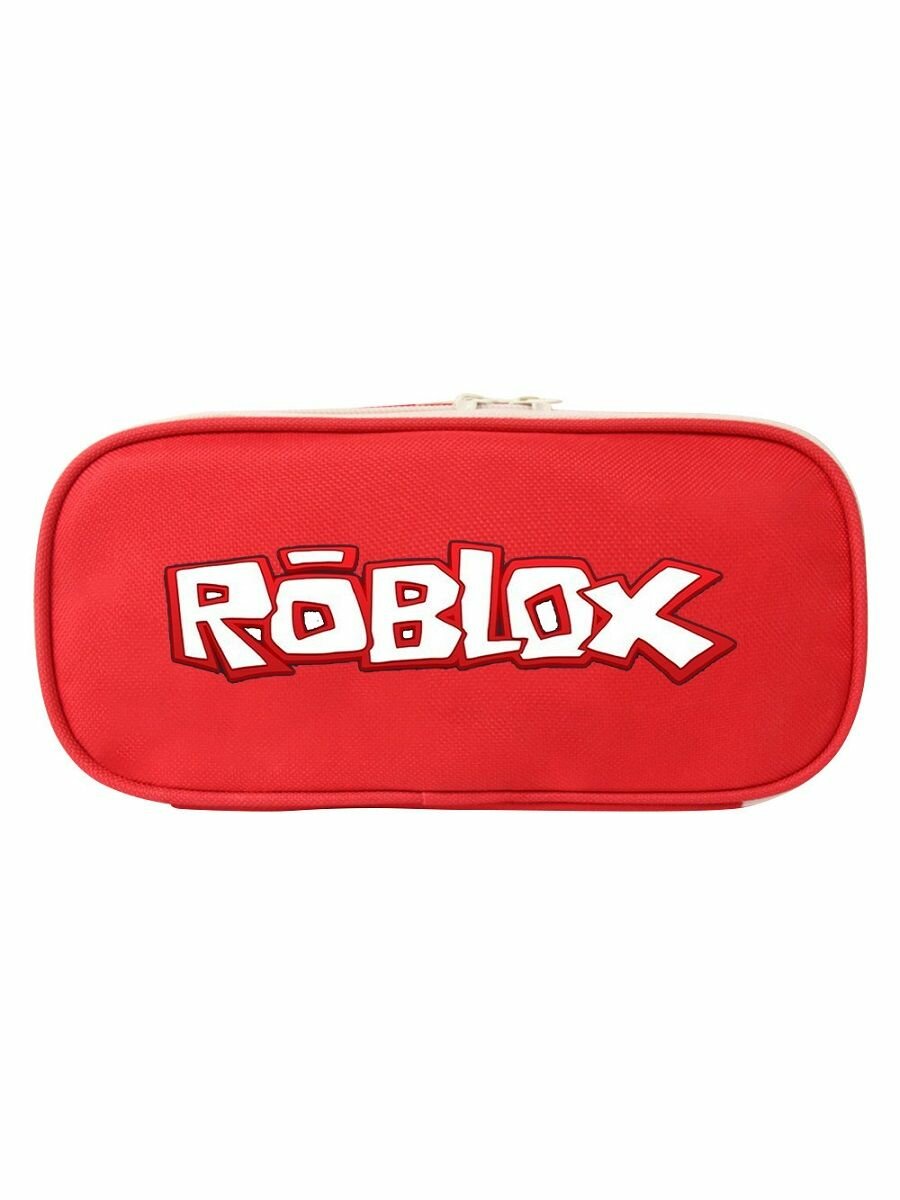 Roblox пенал роблокс школьный для подростка 1 отделение 21x10x6см