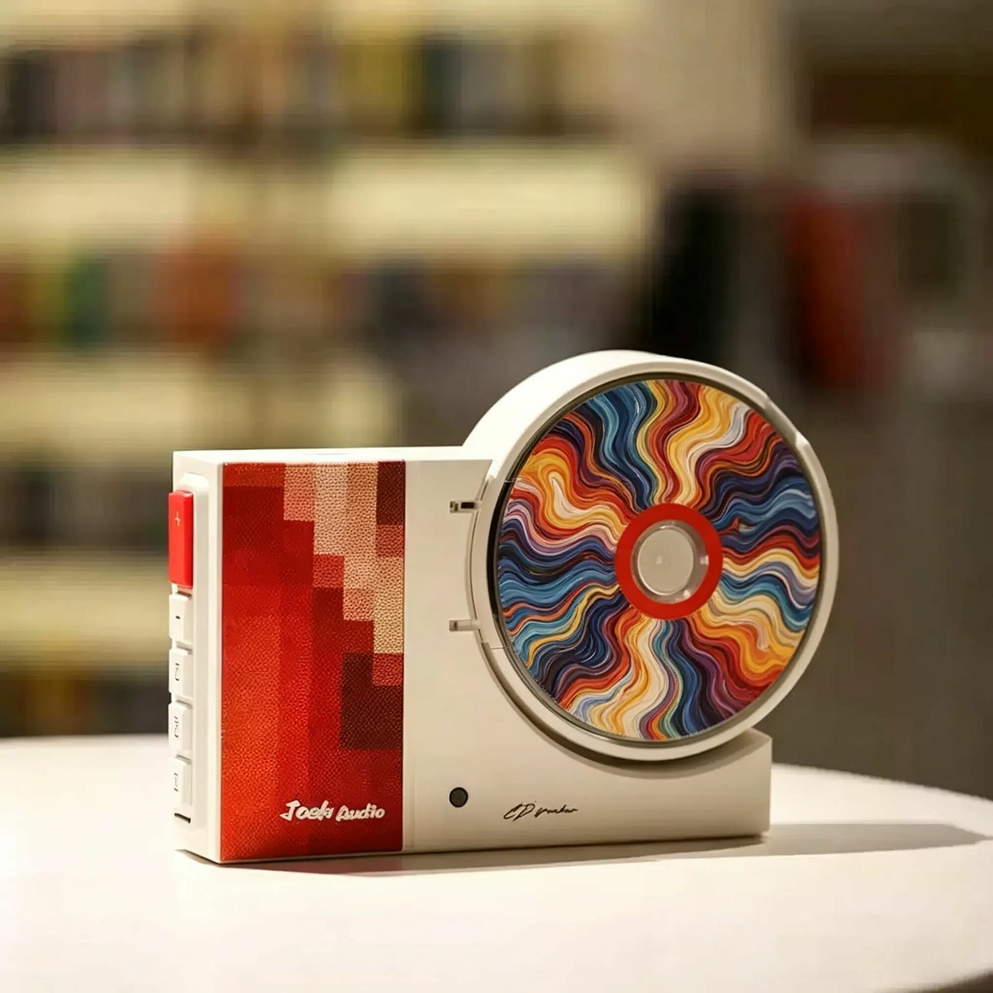 CD-плеер TARRE Berlin Sound, настенный/настольный HiFi Bluetooth-колонка, с пультом, встроенная батарея 4000 мАч, MP3