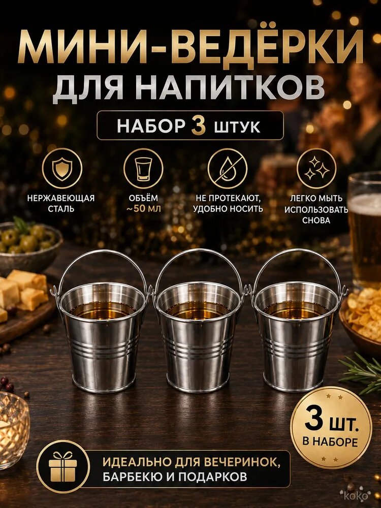 Рюмка, 50 мл, 3 шт