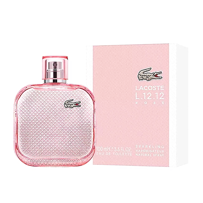 Туалетная вода Lacoste L 12 12 Rose Sparkling женская 100 мл - Лакост Л12 Роз Спарклинг Искрящаяся