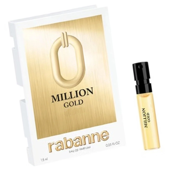 Paco Rabanne Million Gold парфюмерная вода 1.5 мл миниатюра мужская - Пако Рабан Миллион Голд аромат