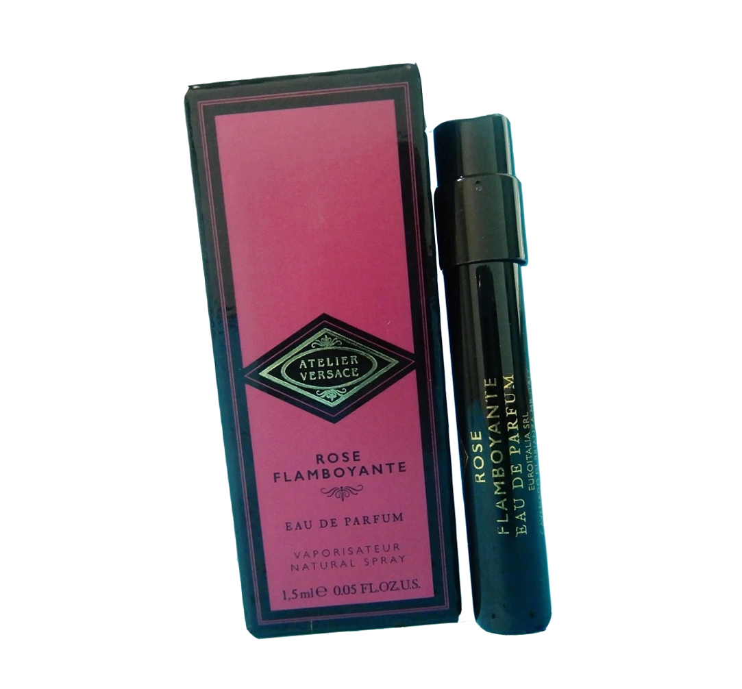 Парфюмерная вода Versace Rose Flamboyante 1.5 мл пробник - Версаче Розе Фламбоянте для мужчин и женщин Пылающая Роза