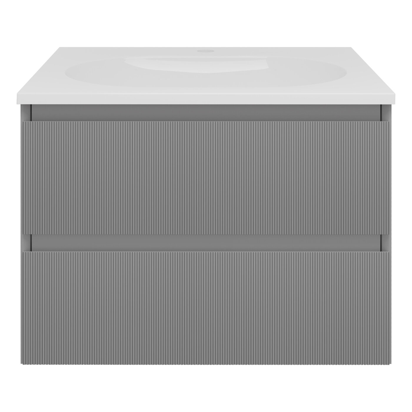 Тумба с раковиной Vincea Welle 60 VMC-2WL600MG M.Grey Soft-touch