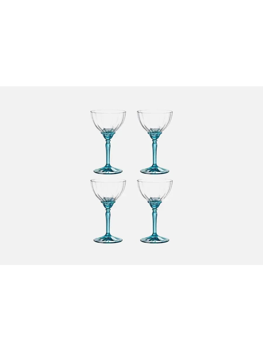 BORMIOLI ROCCO FLORIAN LUCENT BLUE Набор бокалов для 240мл