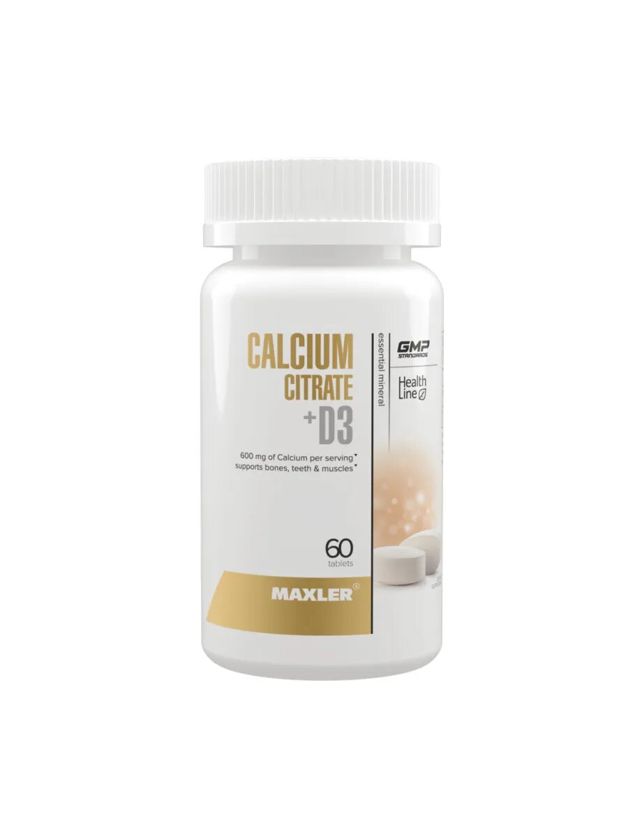 Макслер Кальций Цитрат Д3 / Maxler Calcium Citrate D3 таблет
