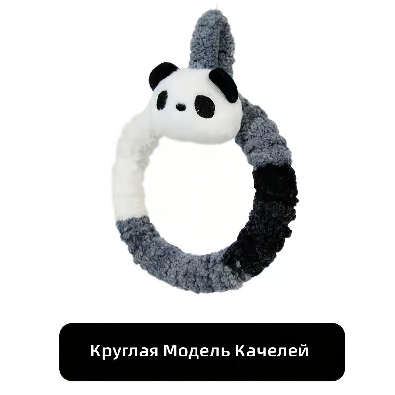 Домик для птиц «Панды», зимний утеплённый, ручной работы, модель Ring