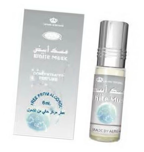 Масляные духи Al Rehab White Musk роллер 6 мл унисекс / Рехаб Вайт Маск