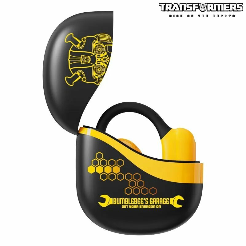 Transformers Наушники беспроводные с микрофоном, Bluetooth, 3.5 мм, USB Type-C, черный