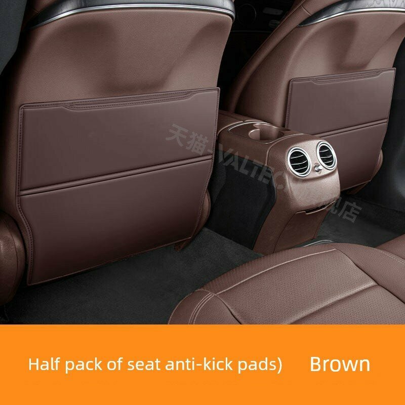 Защитный коврик для сидений BYD Seagull 06 DMI/EV, кофейный, без логотипа, заднее сиденье