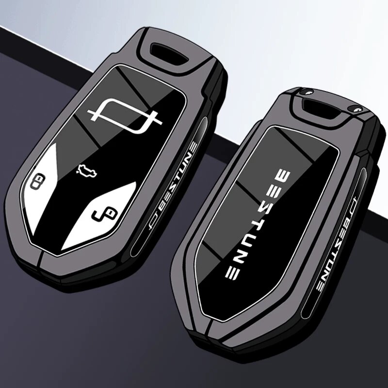 Чехол для ключей FAW Besturn B70 2025 T90 T77 T55 M9 T33, матовый черный, одиночный чехол, мужской и женский