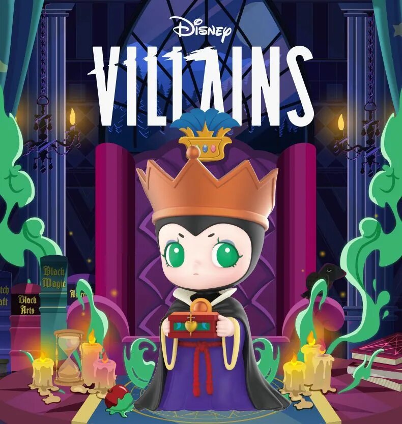Коллекционные фигурки Дисней злодеи ПОП март / Disney Villains Series Evil Characters POP MART