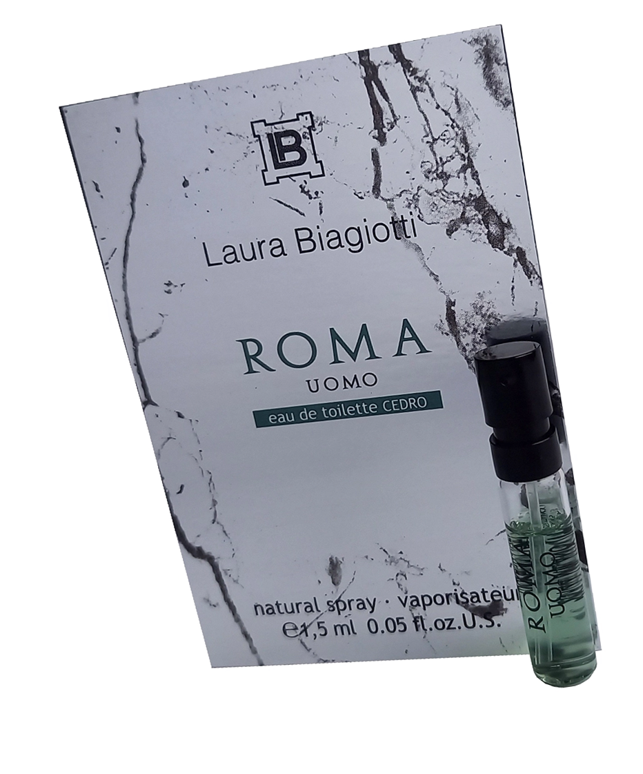 Сэмпл туалетной воды Laura Biagiotti Roma Uomo Cedro для мужчин 1.5 мл