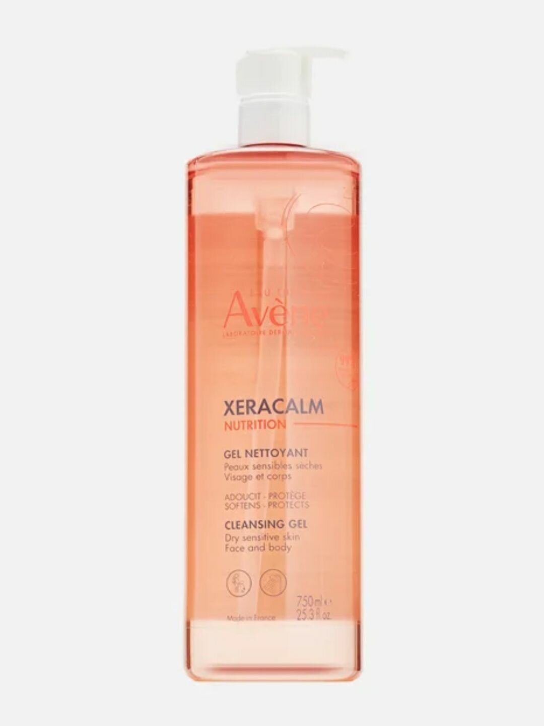 Очищающий гель EAU THERMALE AVENE xeracalm nutrition