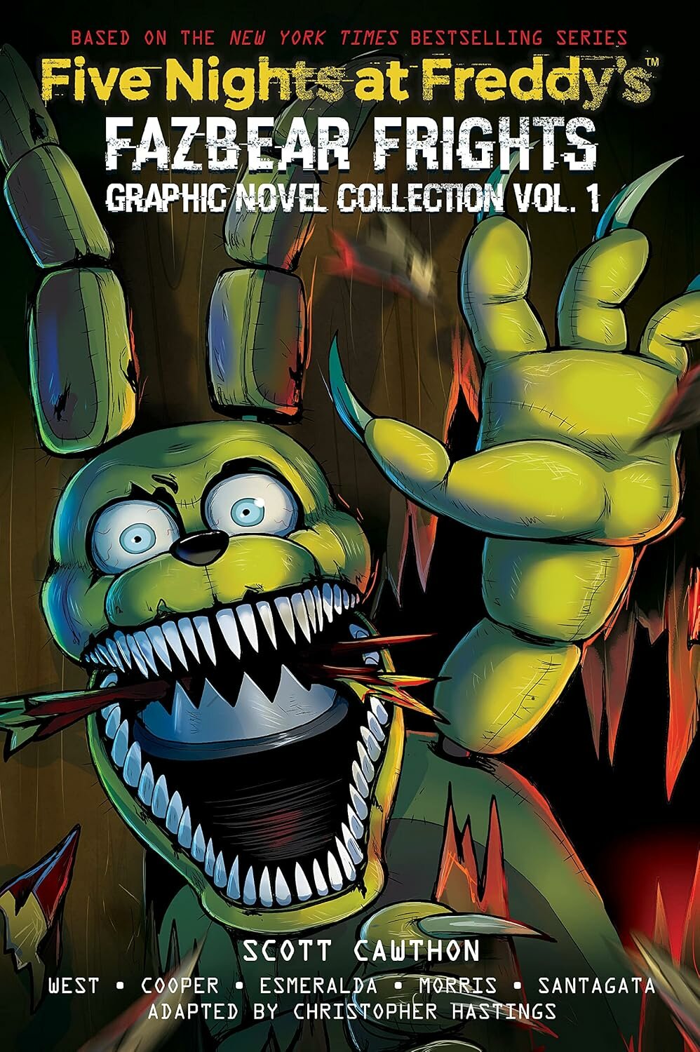 Five Nights at Freddy's: Fazbear Frights Graphic Novel Collection Vol. 1，Reprinted paperback books