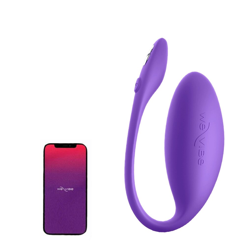 Виброяйцо We-Vibe Jive Lite, силикон, водонепроницаемое, фиолетовое