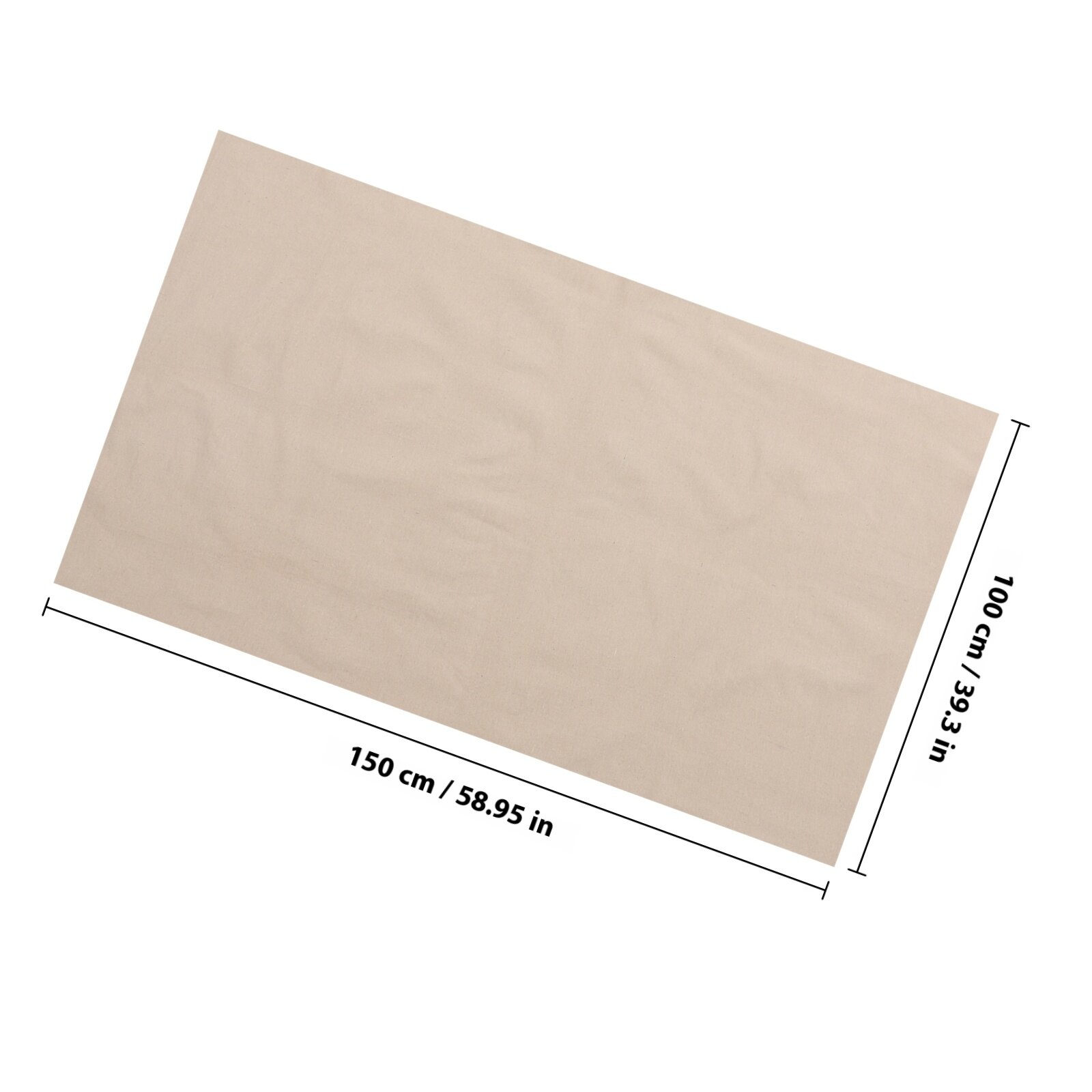 Салфетка Для Стола Из Льна Бежевого Цвета Размер 150X100X0 01Cm Подходит Для Украшения Дома И Веселых Мероприятий