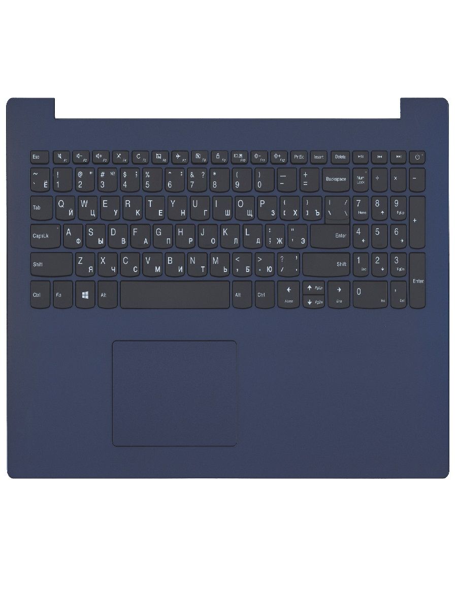 Клавиатура для ноутбука Lenovo IdeaPad 330-15ARR, топкейс синий