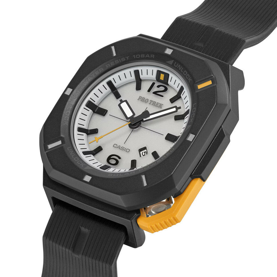 Наручные часы CASIO Pro Trek, черный, белый — фото 1