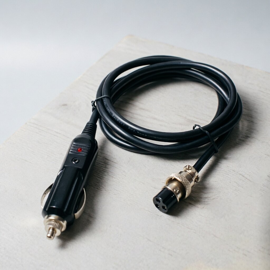 Кабель питания автомобильный 12В/24В GX16 3-pin 150см/300см, 3m