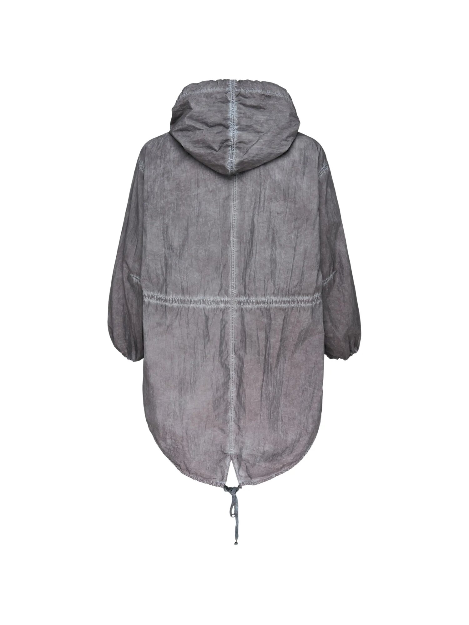 Парка Maison Margiela Drawstring hooded parka, размер 48, серый — фото 1