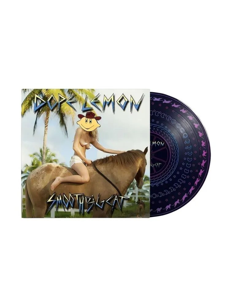 Виниловая пластинка Dope Lemon - Smooth Big Cat Vinyl, LP, Album, Limited Edition, Picture Disc, Stereo, Blue House Cat, Phonotropic Picture Disc Новый-LPSAN