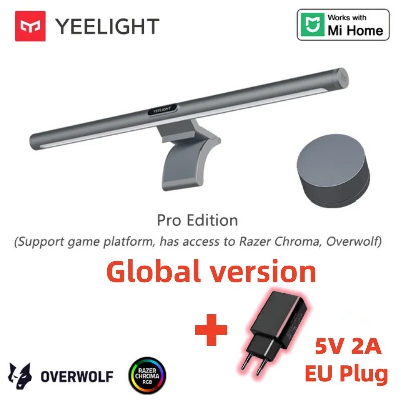 Yeelight Screen Bar Pro, EU Plug, RGB подсветка