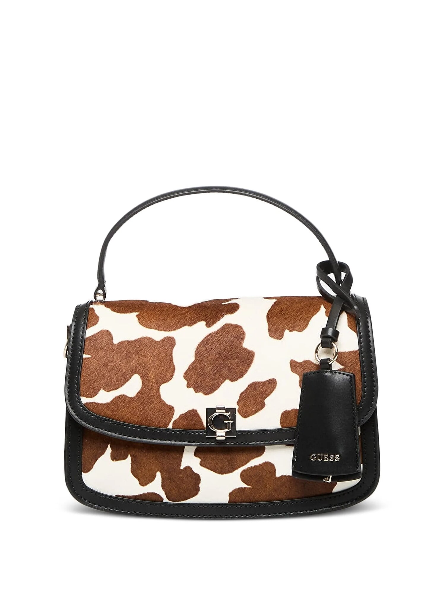 Сумка Audrey cow-print logo-plaque tote bag