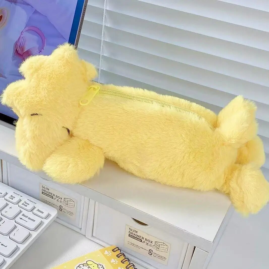 Мягкий пенал Snoopy MINISO Желтый, yellow