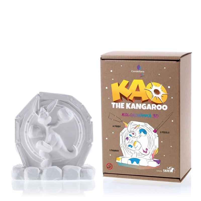 Набор для рисования, росписи Candellana Kao The Kangaroo, 3D-раскраска для детей