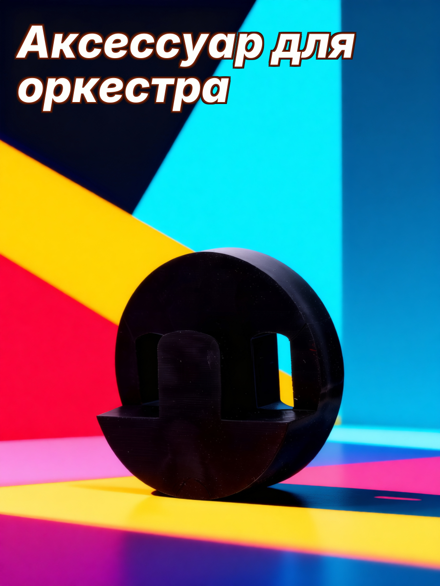 Глушитель Для Виолончели Из Премиум Резины Чёрного Цвета 3 5X3 5X1 4Cm