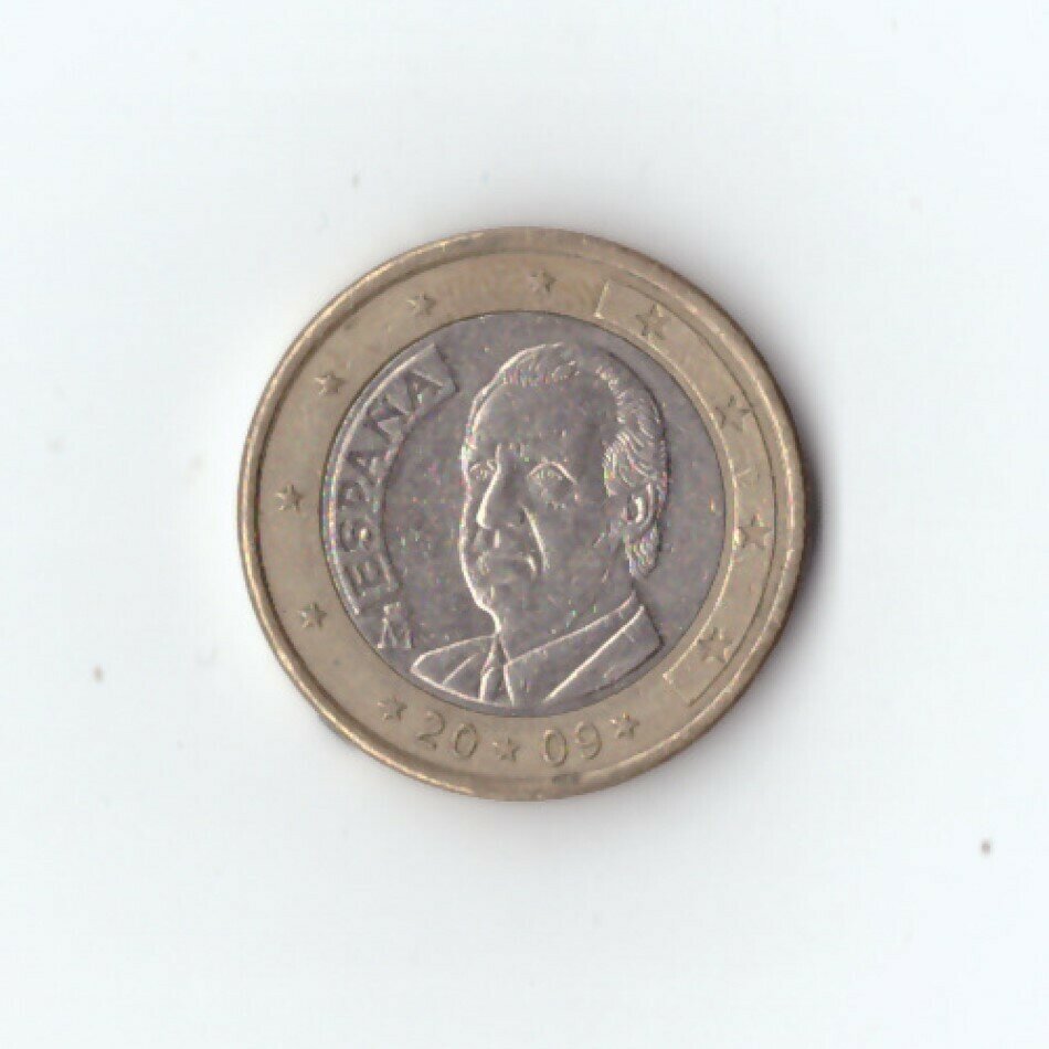 1 евро 2009 года Испания VF