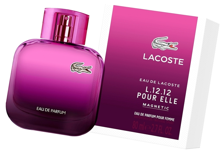 Парфюмерная вода Лакост Л 12.12 Магнетик Пур Эль 80 мл женская - Lacoste Eau De Lacoste