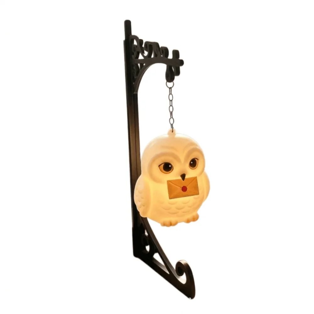 Настольная лампа для книжной полки Owl из железа Style A