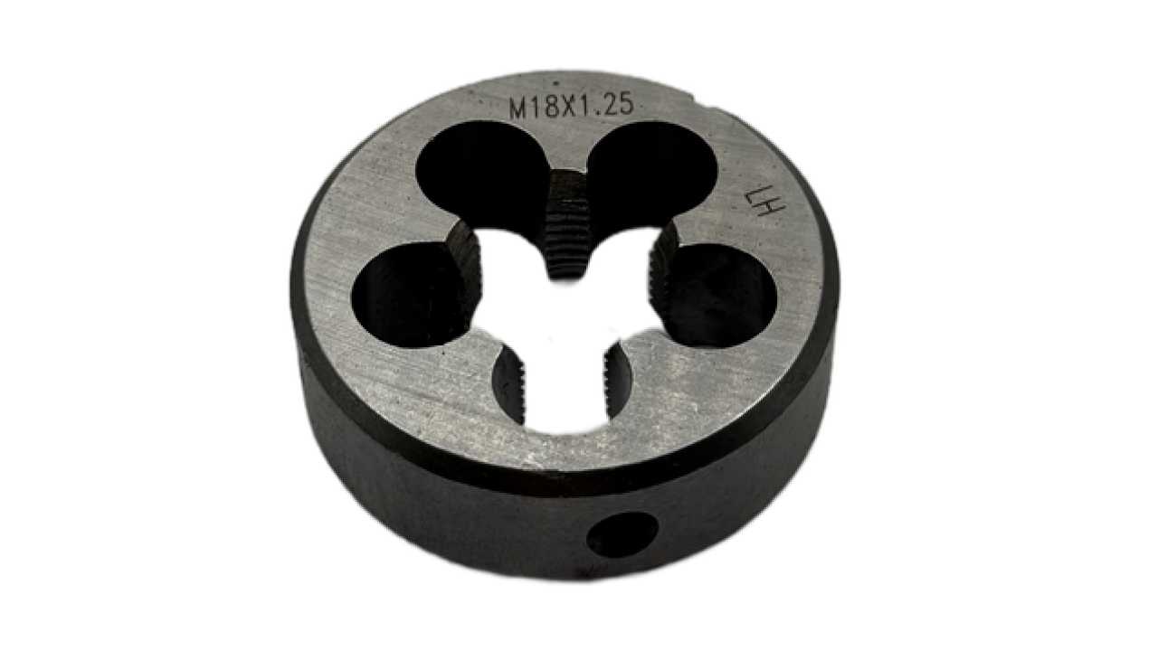 TORNERI Плашка М 18x1.25 левая 044654