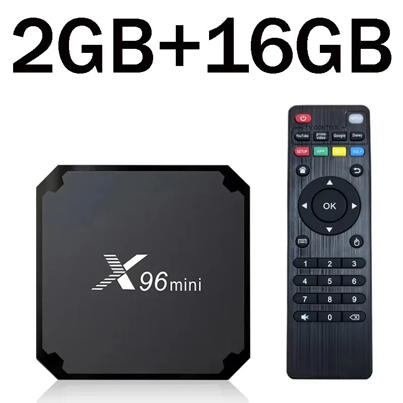 X96 mini TV Box 2ГБ/16ГБ 4K HDR, US Plug
