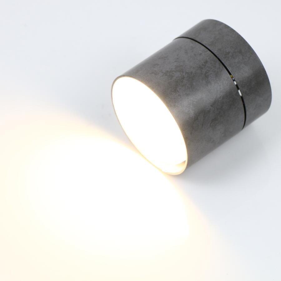 Спот на основании GWL-GX53-M-IP20 Одинарный Бетон Вихрь