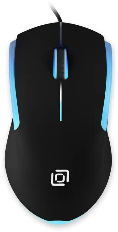 Мышь проводная Oklick 245M, оптическая, USB, 1000dpi, черный