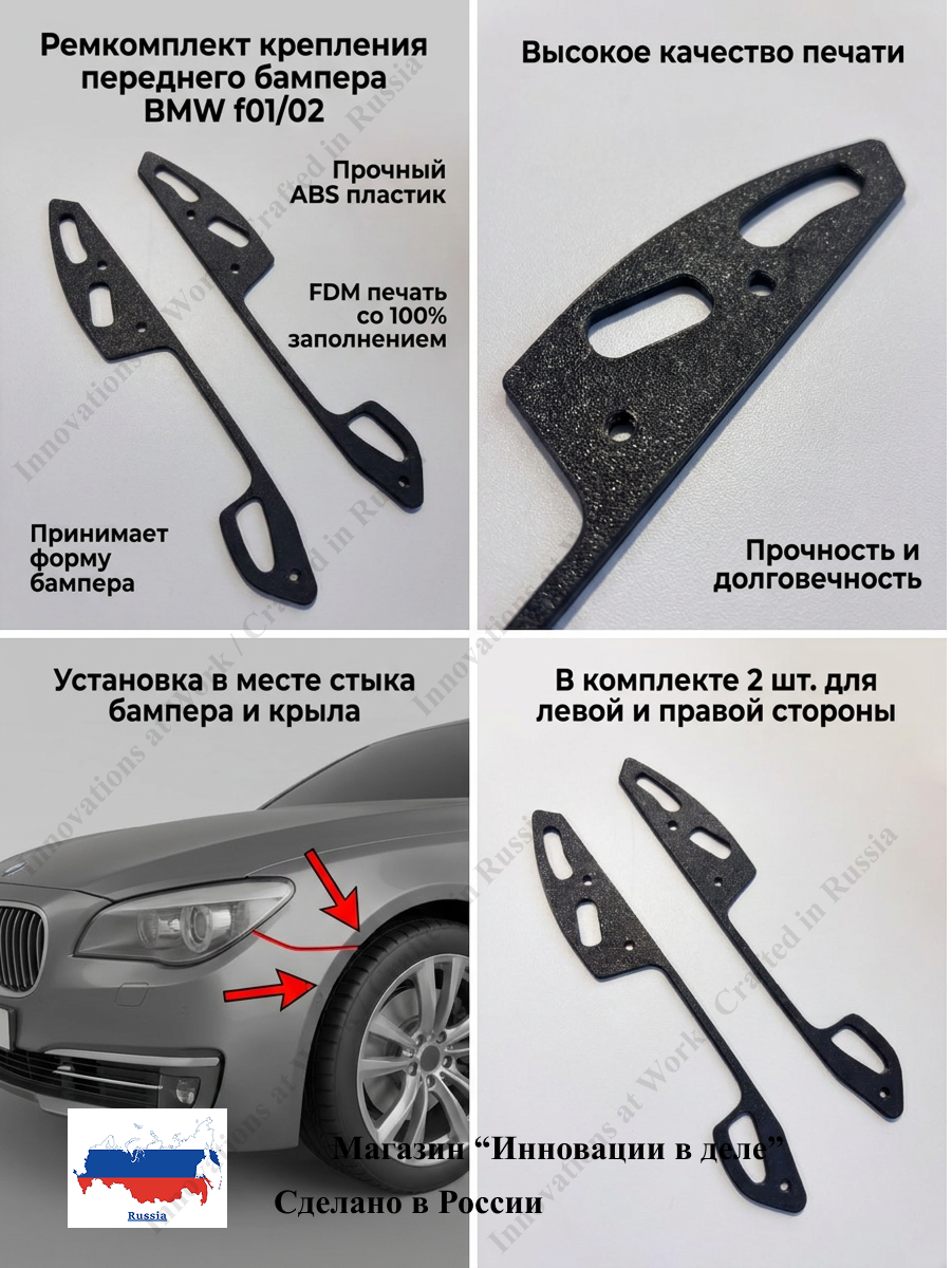 Ремкомплект переднего бампера BMW F01/02